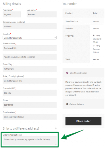 Woocommerce Checkout Notes Customize It Guide By Wp Desk