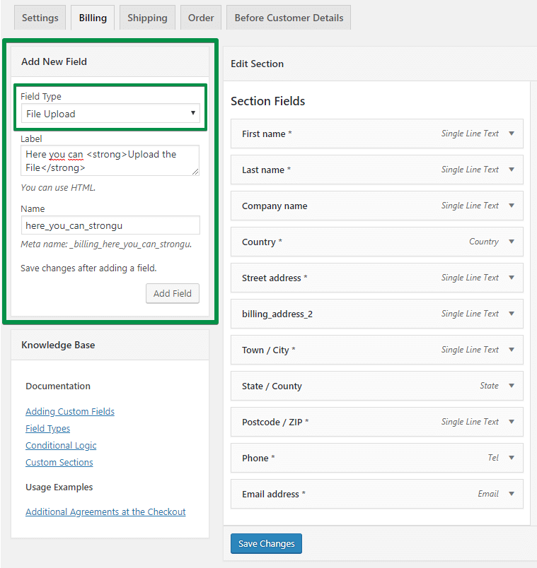 Woocommerce Upload Checkout Custom Field Simple Guide By Wp Desk